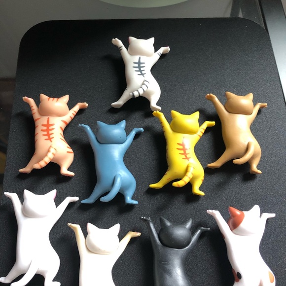 Accents | Fabulous Dancing Cat Stand In White New | Poshmark